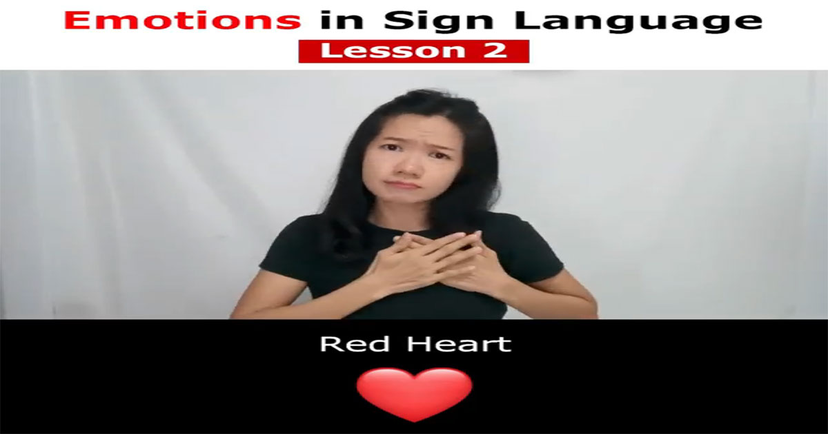 How to say emotions part 2 in Singapore Sign Language?