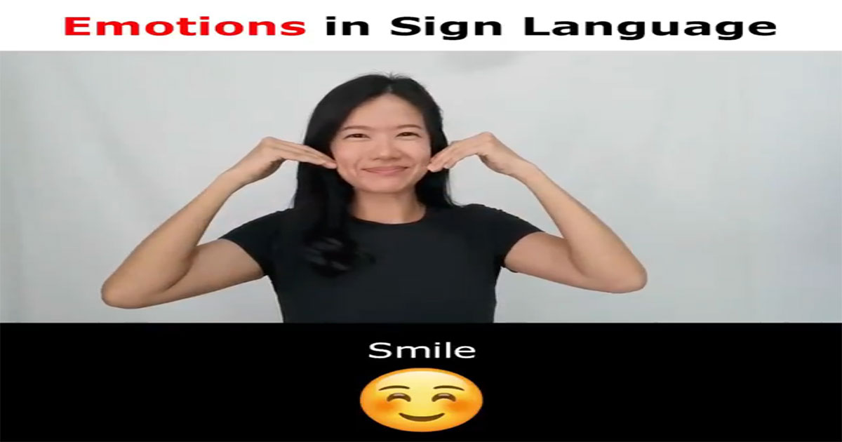 How to say emotions in Singapore Sign Language (SgSL)?